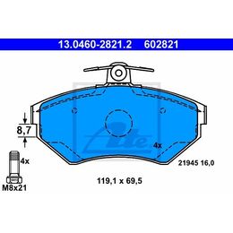 ATE Bremsensatz-Vorderachse PowerDisc / Standard Bremsensatz, Scheibenbremse vorne rechts links bel&uuml;ftet 256mm f&uuml;r SEAT VAG 321615301D 1HM698151A 6N06
