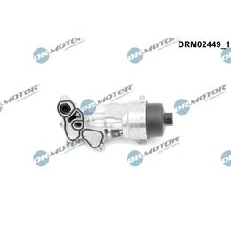 DR.MOTOR AUTOMOTIVE Gehäuse, Ölfilter mit Dichtung für PEUGEOT CITROËN V864375780 1103.S6 DRM02449
