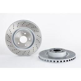 Brembo Bremsscheibe COATED DISC LINE vorne rechts links Gelocht/innenbel. 335mm f&uuml;r MERCEDES-BENZ BRABUS A2214211012 2214211712 2214210612 09.A732.11