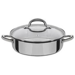 Servierpfanne GSW "Montreal", silber (edelstahlfarben), Ø:24cm, Pfannen, Induktion, 24 cm