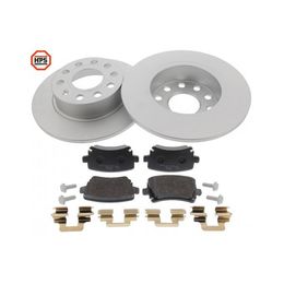 MAPCO Bremsensatz, Scheibenbremse hinten rechts links voll 253mm f&uuml;r SKODA VW SEAT AUDI VAG 3C0698451D 3C0698451E 1K0615601AB 47842HPS