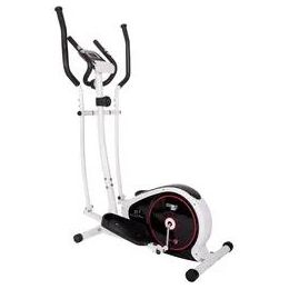 Crosstrainer Christopeit Sport "CT 3" Gr. 1, rot (weiß, schwarz, rot), Crosstrainer, ohne Unterlegmatte, Schwungmasse ca. 7 kg, 8 Widerstandsstufen, B:66cm H:152cm L:111cm