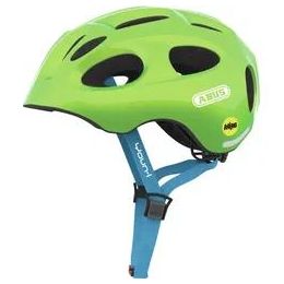 Fahrradhelm Abus "YOUN-I MIPS" Gr. M, gr&uuml;n (sparkling gr&uuml;n), Helme, M Kopfumfang: 52cm - 57cm