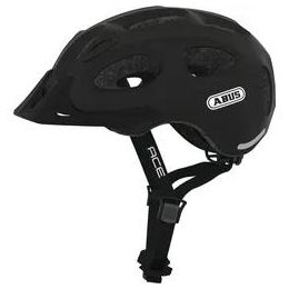 Fahrradhelm Abus "YOUN-I ACE" Gr. L, schwarz (velvet schwarz), Helme, L Kopfumfang: 56cm - 61cm