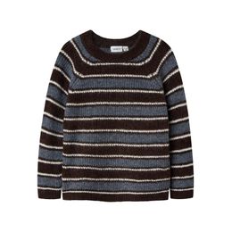 name it Pullover Jungen Gr&ouml;&szlig;e 98 braun / grau