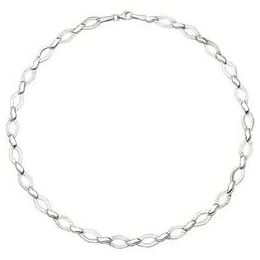 Collier Jobo, silber (silber 925), Halsketten, Damen, Silber 925 (Sterlingsilber), L: 45, Collier, 925 Silber mit 144 Zirkonia 45 cm