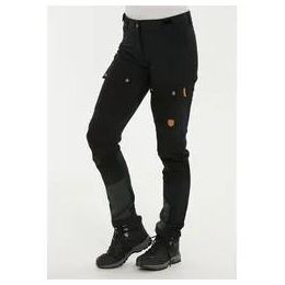 Softshellhose WHISTLER "Anissy", Damen, Gr. 42, EURO-Größen, schwarz, 65% Polyester, 35% Baumwolle, mehrfarbig, lang, Hosen, mit atmungsaktivem Material