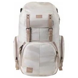Laptoprucksack Nitro "Weekender", Kinder, Gr. B/H/T: 30cm x 55cm x 23cm, beige (dune), Rucks&auml;cke Laptoprucksack, Reiserucksack mit Laptopfach, Schulrucksack, Wanderrucksack