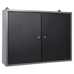 Hängeschrank ONDIS24 "Ben", grau (anthrazit), B:80cm H:60cm T:20cm, Schränke, 2-türig, abschließbar
