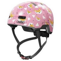 Fahrradhelm Abus "Skurb Kid" Gr. S, rosa (rose foxes), Helme, S Kopfumfang: 45cm - 50cm