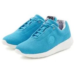 Sneaker Lascana ACTIVE "Halbschuh, Turnschuhe", Damen, Gr. 42, blau (t&uuml;rkis), Obermaterial: 100% Textilmaterial. Decksohle: 100% Textilmaterial. Futter: 100% Textilmaterial. Laufsohle: 100% Synthetik, unifarben, Basic, Schuhe Sneaker, mit atmungsaktivem Mesh-Obermaterial, herausnehmbare Innensohle, Topseller
