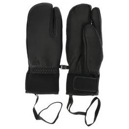 Skihandschuhe SOS "Ani", Kinder, Gr. 10, schwarz, 100% Leder, unifarben, Handschuhe, mit hochwertiger Primaloft-Wattierung