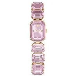 Quarzuhr Swarovski "MILLENIA", rosa (rosa, roségoldfarben), Armbanduhren, Damen, Armbanduhr, Damenuhr, Swarovski-Kristalle, Swiss Made