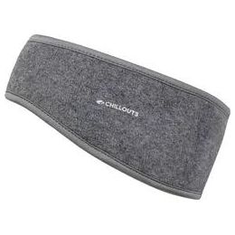 Stirnband Chillouts "Freeze Fleece Headband", Damen, grau, Fleece, Kunstfaser, unifarben, Mützen, Wärmend und anschmiegsam