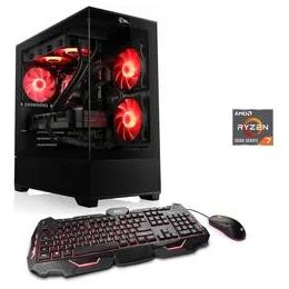 CSL Gaming-PC "AeroVision V24308", schwarz, Microsoft Windows 11 Home (64 Bit), 64 GB RAM 2.000 GB SSD, Desktop-PCs