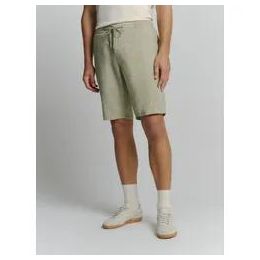 Chinohose NO EXCESS "NO EXCESS Leinen Shorts", Herren, Gr. S, grün (dunkelgruen), 55% Leinen, 45% Baumwolle, Hosen