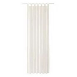Vorhang Tom Tailor HOME "DOVE", beige (champagner), B:130cm H:255cm, Wirkware, Baumwolle, Gardinen