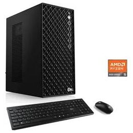 CSL PC "Mystic V24083", schwarz, Microsoft Windows 11 Home (64 Bit), 32 GB RAM 1.000 GB SSD, Desktop-PCs, PC