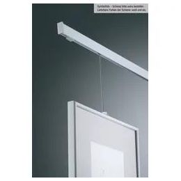 Bilderrahmen-Set Garesa "Bilderaufhängung" Gr. 1, grau (aluminiumfarben), 7 kg, Aluminium, Bilderrahmen, Bilderaufhängung für Bilderschiene 300 - Aluschiene "300"