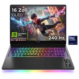 HP Gaming-Notebook "Omen Max 16-ah0073ng", schwarz, 32 GB RAM 2.000 GB SSD, Core Ultra 7, Windows11Home, Notebooks