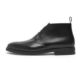 Schnürboots Henry Stevens "Marshall GB2", Herren, Gr. 44,5, schwarz, Boxcalf, Schuhe