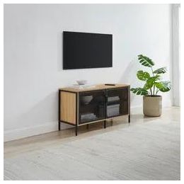TV-Board OTTO HOME "Amance", naturfarben, B:100cm H:54cm T:36cm, Sideboards, TV-Board, mit nat&uuml;rlichen ABS-Kanten und langlebigem Metallgestell