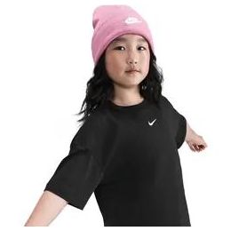 T-Shirt Nike SPORTSWEAR "G NSW TEE SS OVRSZED LBR", Kinder, Gr. S (128/134), schwarz, Obermaterial: 100% Baumwolle, Shirts