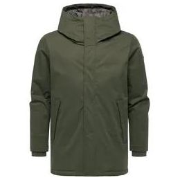 Kurzmantel Ragwear "Parcan Twill YOUMODO", Herren, Gr. XXL (56), olivgrün, Obermaterial: 100% Polyester; Innenfutter: 100% Polyester; Wattierung: 100% Polyester, gerade Po-bedeckend, hoch geschlossener Ausschnitt, eng Rippstrickbündchen, Mäntel, wasserdichter Herren Winterparka