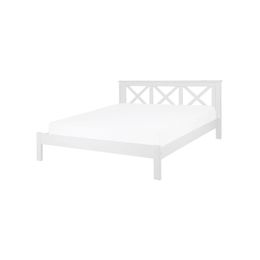 Beliani Doppelbett TANNAY in Wei&szlig; - (W) 169 x (H) 90 x (L) 208 cm | Gr.: onesize