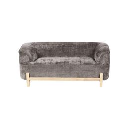 Beliani 2-Sitzer Sofa ALNOR in Braun - (W) 162 x (H) 67 x (L) 85 cm | Gr.: onesize