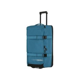 Travelite Kick-Off - Rollenreisetasche L 68 cm (schwarz) in petrol | Gr.: onesize