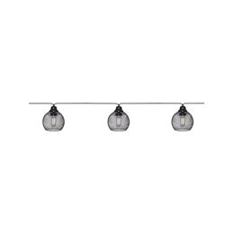 STAR TRADING Solar Lichterkette Sunlight - 8 light in Schwarz | Gr.: onesize