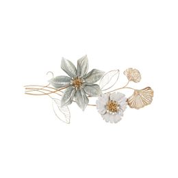 Beliani Wandobjekt EUROPIUM in Gold/Weiß/Grün - (W) 89 x (H) 46 x (L) 5 cm | Gr.: onesize