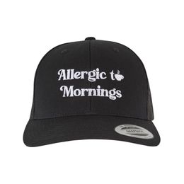 Mister Tee Cap "Allergic To Mornings" in Schwarz | Gr.: onesize