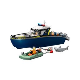 Lego City Verfolgungsjagd im Polizeiboot in Mehrfarbig ab 6 Jahre | Gr.: onesize