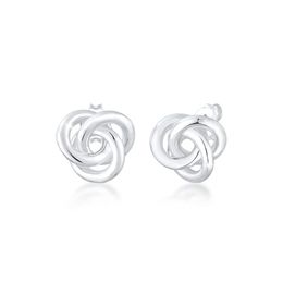Elli Ohrringe 925 Sterling Silber Knoten in Silber | Gr.: onesize