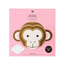 Rico Design Nonbook - Malen nach Zahlen Set, Affe, FSC 100% | Gr.: onesize