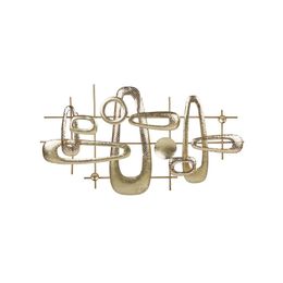 Beliani Wandobjekt MANGANESE in Gold - (W) 90 x (H) 50 x (L) 5 cm | Gr.: onesize