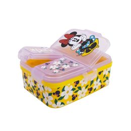 Disney Minnie Mouse Kinder Brotdose XL Lunchbox mit 3 Fächern | Gr.: onesize