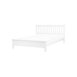Beliani Doppelbett MAYENNE in Wei&szlig; - (W) 149 x (H) 88 x (L) 208 cm | Gr.: onesize
