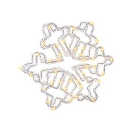 Beliani LED Deko SILVERAN in Wei&szlig; - (W) 32 x (H) 28 x (L) 5 cm | Gr.: onesize