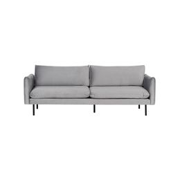 Beliani 3-Sitzer Sofa VINTERBRO in Grau/Schwarz - (W) 220 x (H) 86 x (L) 84 cm | Gr.: onesize