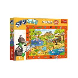 Trefl Spiel - Observation / Beobachtungs Puzzle 24 - Spy Guy Safari | Gr.: onesize