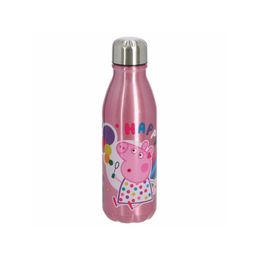 Peppa Pig Aluminiumflasche Wasserflasche 600ml | Gr.: onesize
