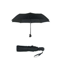 Yuhu Taschenregenschirm schwarz, kompakt & faltbar, 96 cm Durchmesser in Schwarz | Gr.: onesize