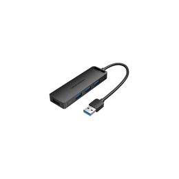 Wisam USB Hub 4-Port 3.0 USB Verteiler PC USB Splitter 0.15 Meter | Gr.: onesize