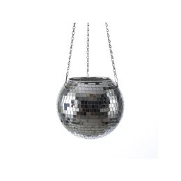 SATISFIRE Blumenampel Discokugel D: 20cm in silber | Gr.: onesize