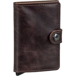 Secrid Geldb&ouml;rse Miniwallet Vintage in Chocolate | Gr.: onesize