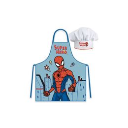 MARVEL Spider-Man Kinder Küchenset Schürze und Mütze | Gr.: onesize