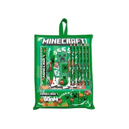 Minecraft Boom Schreibwarenset mit Halter | Gr.: onesize